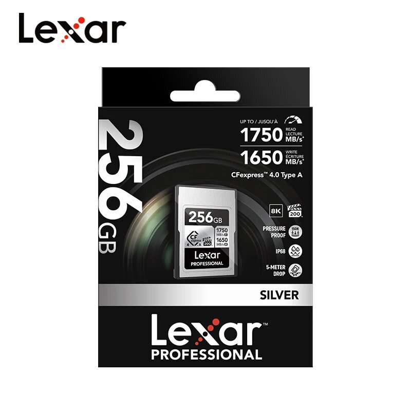 Lexar CFexpress Type A 256GB Серебряная карта памяти