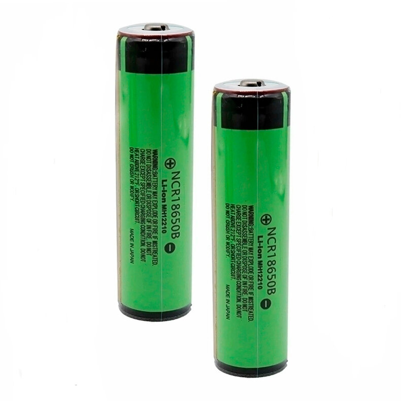 Аккумулятор Panasonic 18650 Li-ion NCR18650B 3400mAh c платой защиты, 2 шт