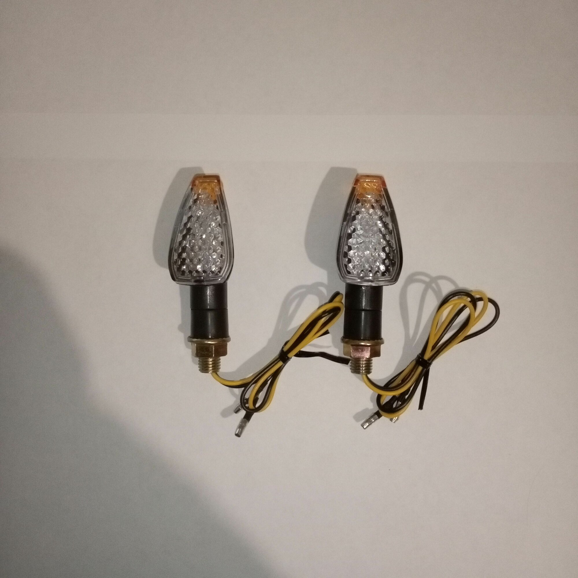 Указатели поворота светодиодные/поворотники универсальные 10LED (2шт) для мототехники