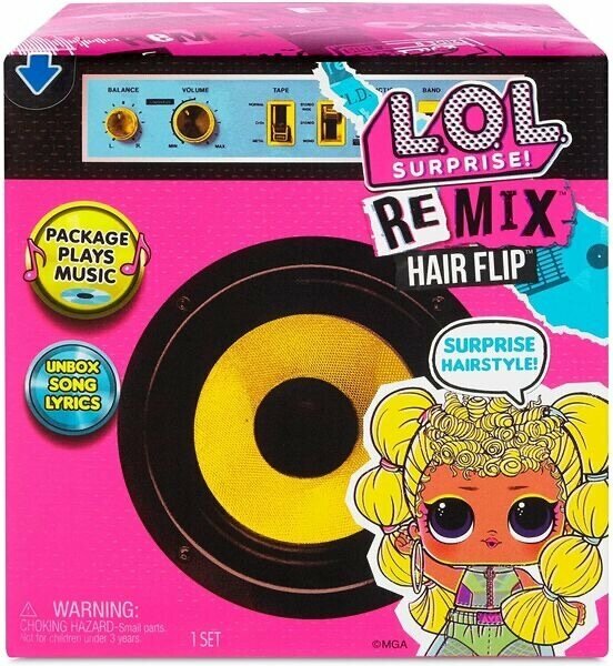 LOL Surprise ReMix Hair Flip игровой набор с куклой
