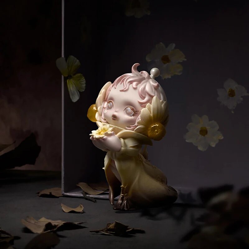 POP MART Skullpanda Petals In Four Acts Коллекционная фигурка Withered Innocence