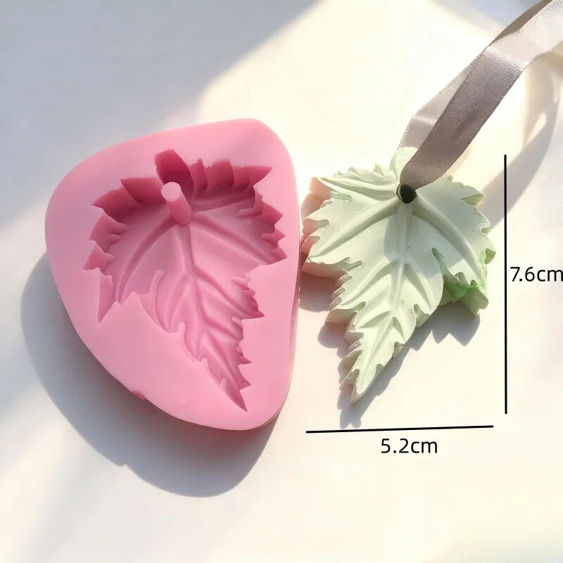 3D силиконовая форма кленовый лист для аромавоска