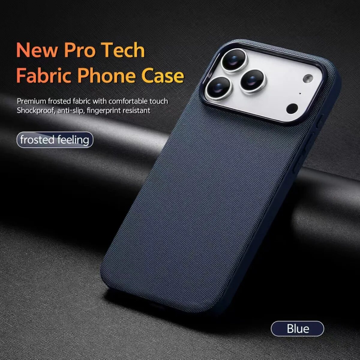 Технологичный тканевый чехол с магнитной адсорбцией для iPhone 17 16 15 14 13 Pro Max, совместимый с беспроводной зарядкой MagSafe