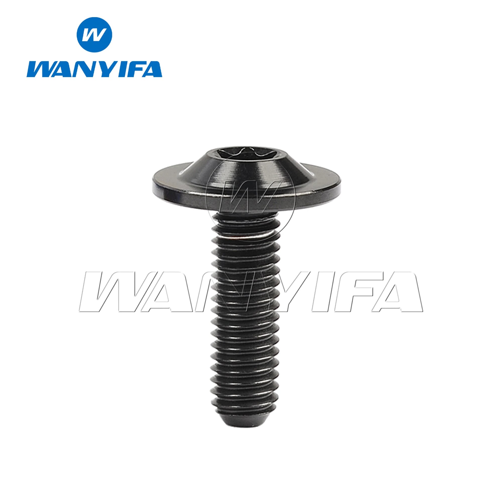 Болты титановые Wanyifa M6x15 Black, 5шт