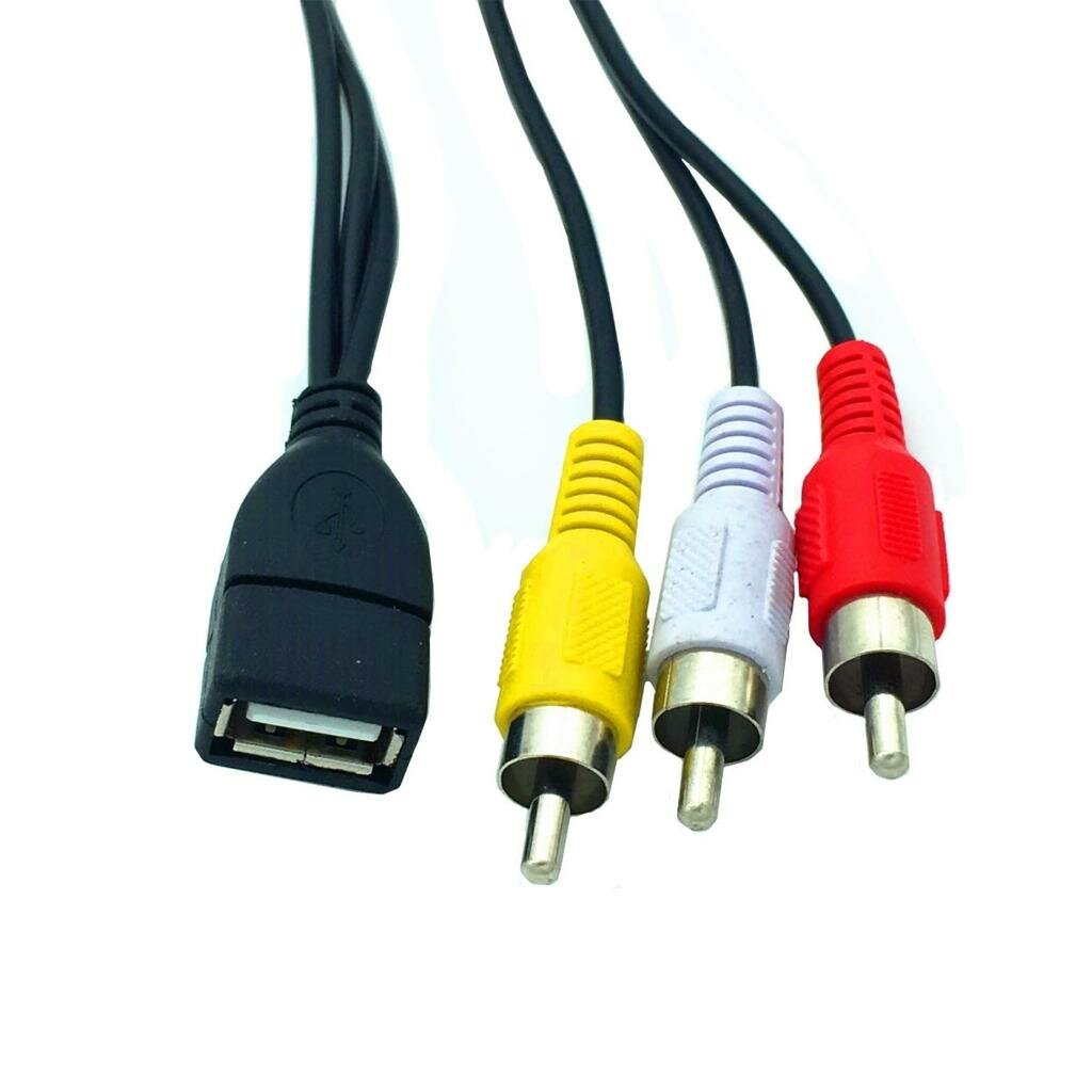 USB-A «мама» — 3RCA «папа», 1.5m — фото 1