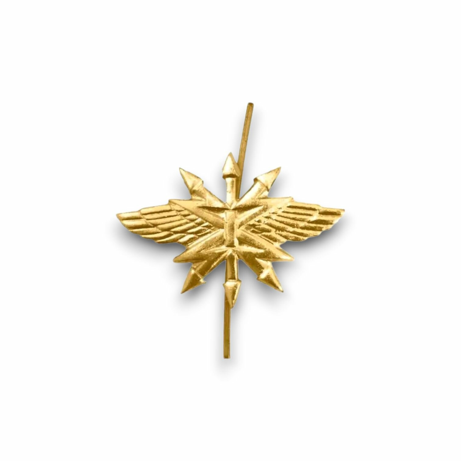 Эмблема ( Знак ) Петличная ( Петлица ) Войска Связи Золотистая (Золотистый / Усики)