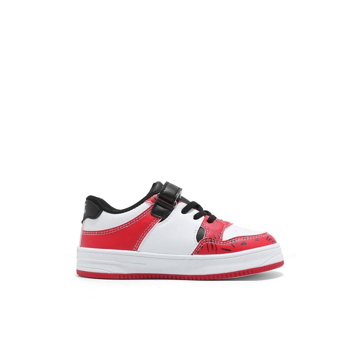Кеды Warrior, размер EU 34 стопа (21CM), белый-красный — фото 1