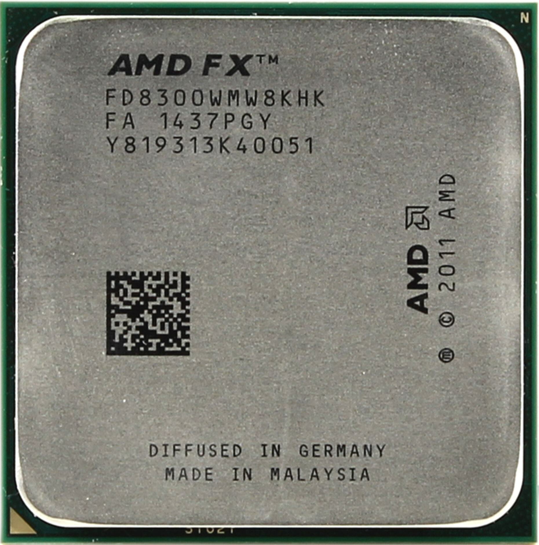 CPU AMD FX-8300 (FD8300W) 3.3 GHz/8core/ 8+8Mb/95W/5200 MHz Socket AM3+