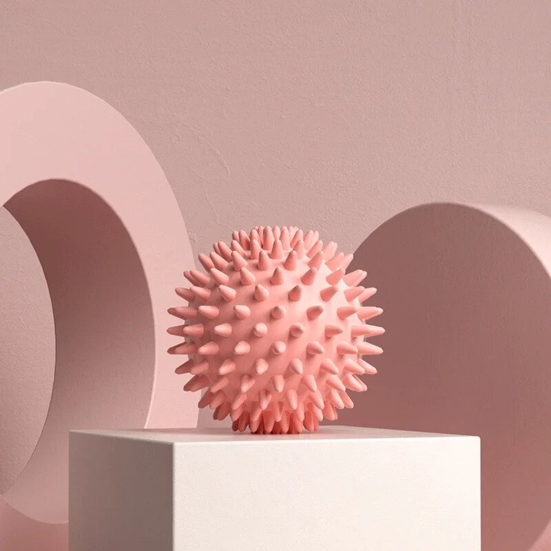 Массажный мяч из ПВХ для фитнеса Pink