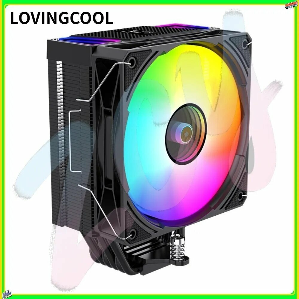 LOVINGCOOL LC-D600 Кулер Для Процессора (воздушное Охлаждение): 6 Медных Трубок, Гидравлический Подшипник, Сверхтихий