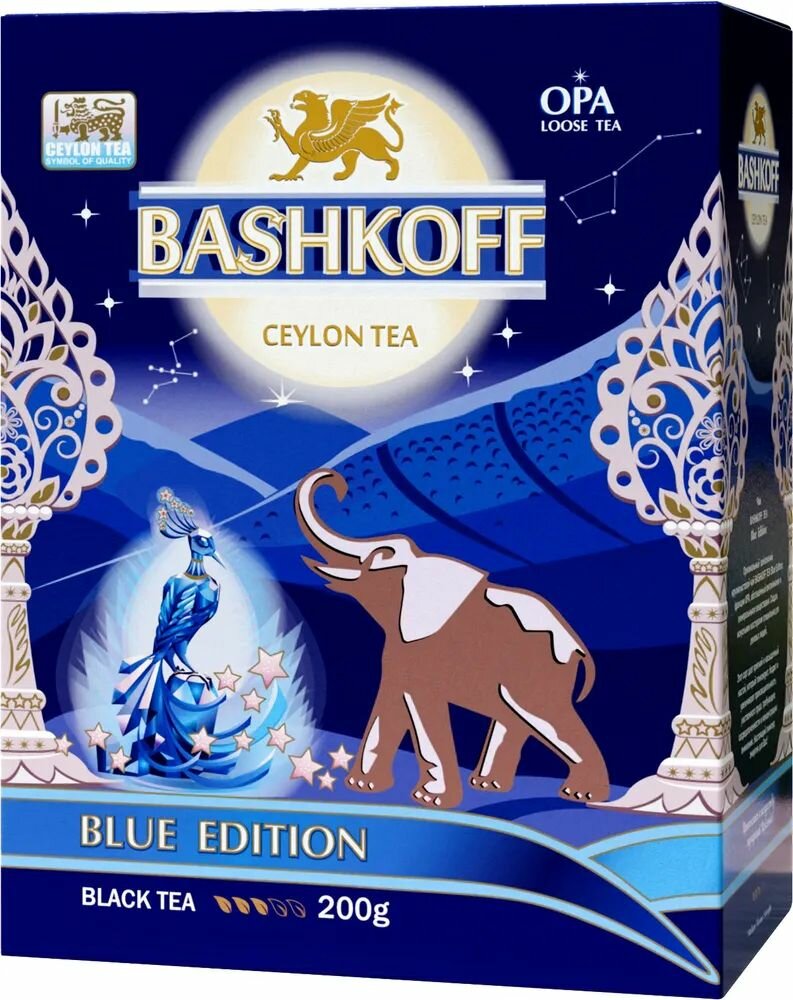 Чай чёрный Bashkoff Blue Edition 200 г листовой