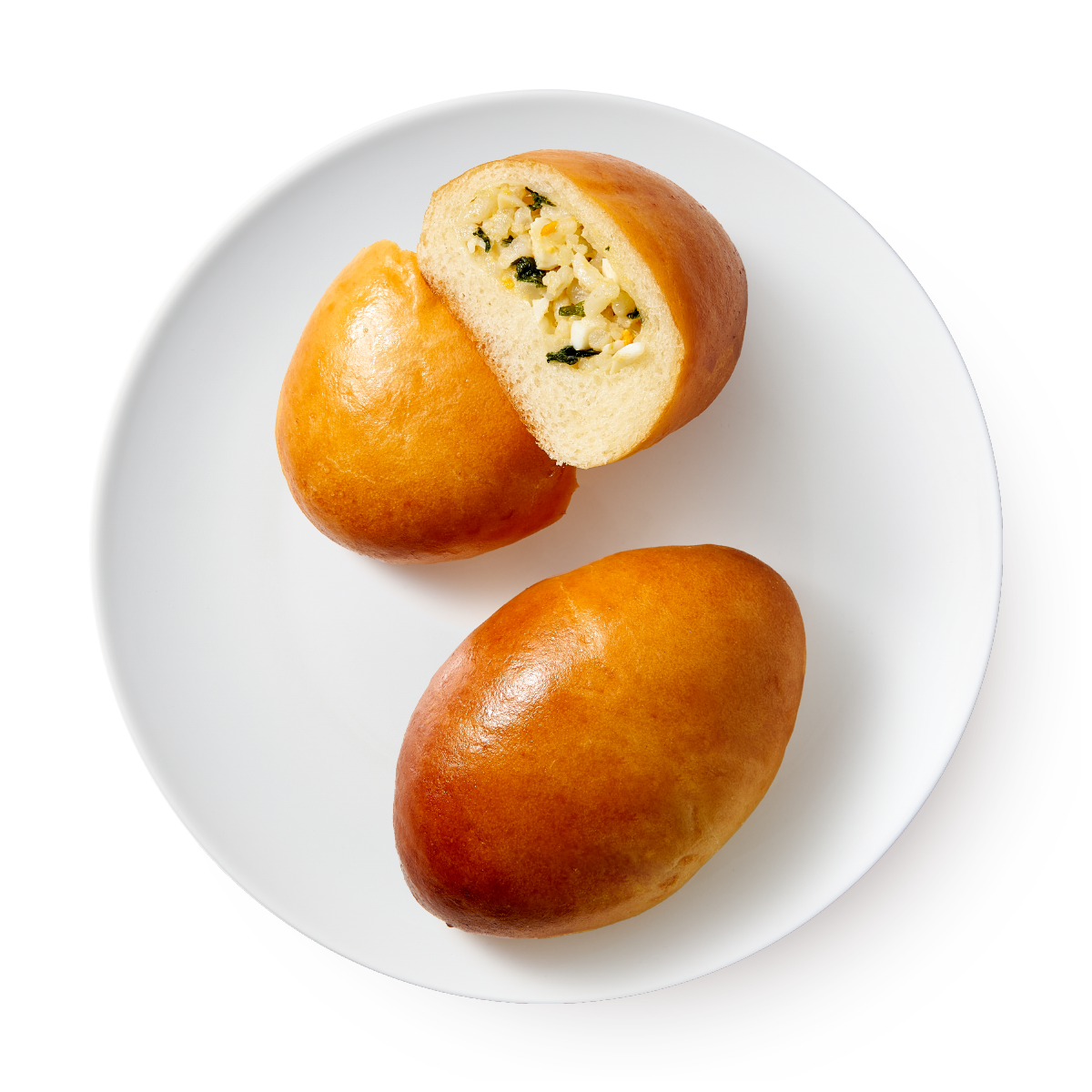 Пирожки с рисом, яйцом и зелёным луком 2 шт.