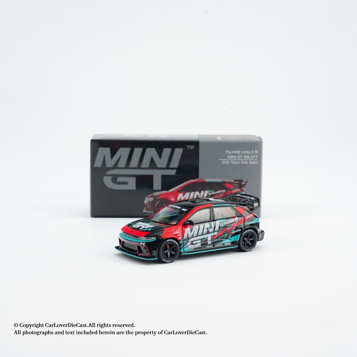 Машинка MINI GT MODEL 1:64 #1098 Hyundai Ioniq 5 N Die-cast Alloy Model Collection Toy Children Gifts