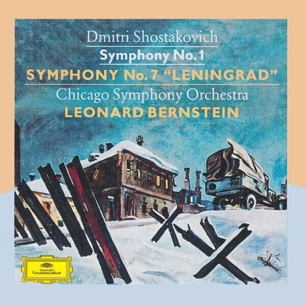 Аудио CD Shostakovich Bernstein "Symphony No.1, Symphony No.7 Leningrad" 2CD (EU) Шостакович Бернстайн NEW