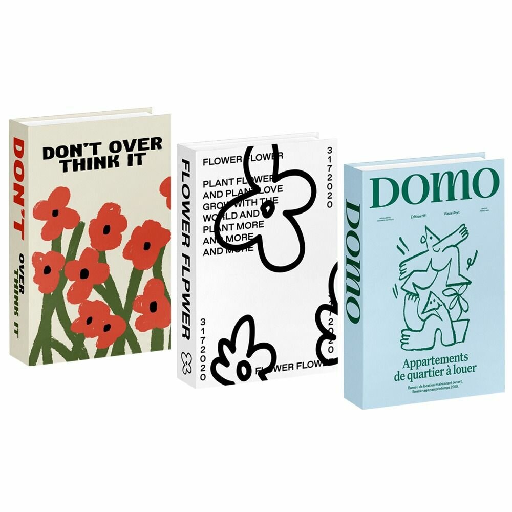 3 шт./комплект Искусственные книги