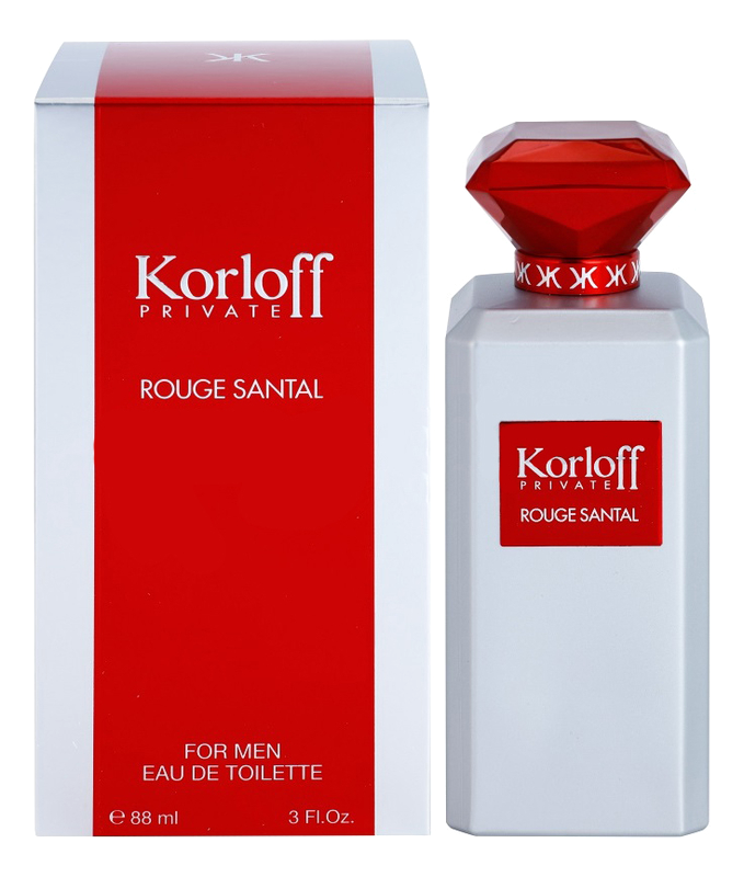 Карлофф Париж Руж Сантал аромат 88 мл унисекс - Korloff Rouge Santal туалетная вода для мужчин и женщин