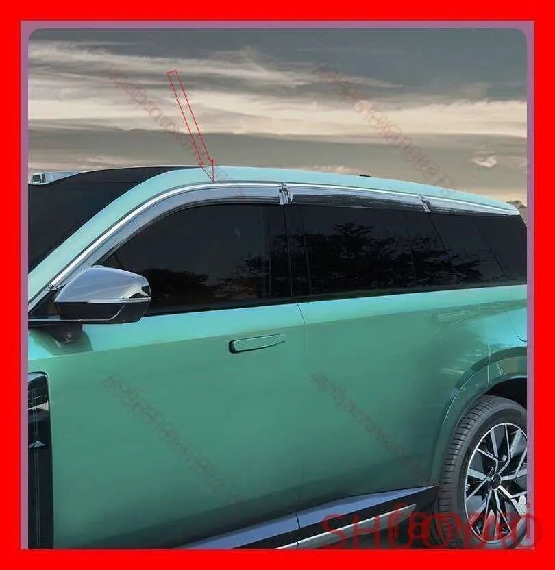 Дефлектор для окон для GAC Trumpchi S7 (6 шт.): защита от дождя и оплавления стекла, полипропилен