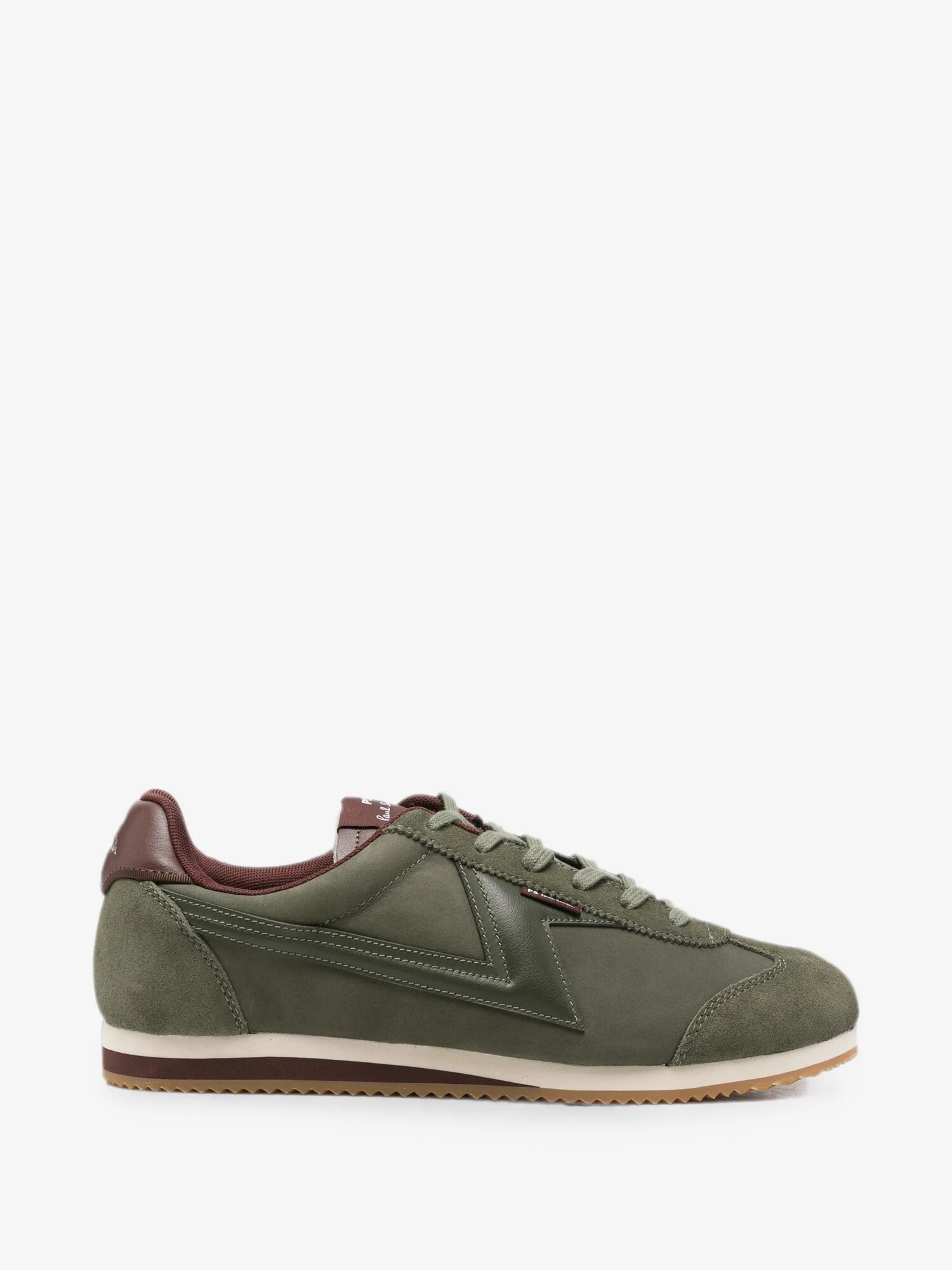 Кроссовки Panelled leather sneakers