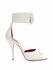 Босоножки Valentino Drip Rose 105, размер 39, бежевый/белый