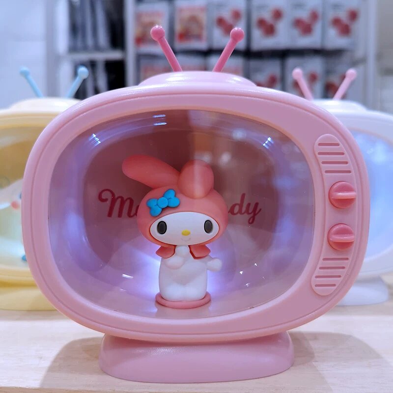 Ночник в форме телевизора из серии Miniso Sanrio, Cinnamoroll, My Melody, креативное освещение Ночник My Melody TV -