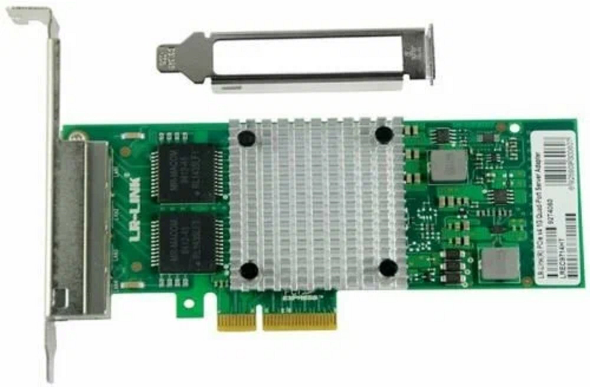 Сетевой адаптер LR-LINK LREC9714HT Intel I350 4xRJ45 1000/100/10Mbps PCIe v2.1 x4