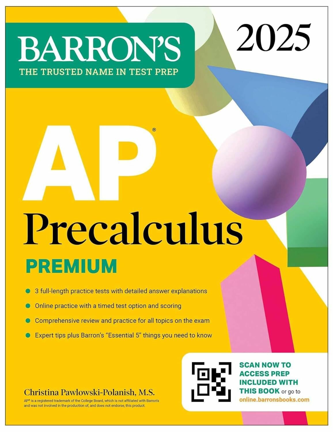 AP Precalculus Premium, 2025: Prep Book Reprinted books