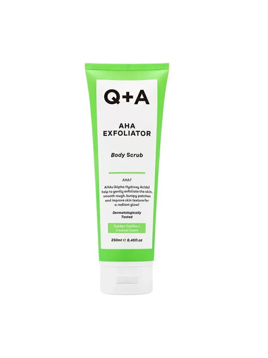 Q+A AHA EXFOLIATOR Скраб для тела AHA EXFOLIATOR 250 250 мл