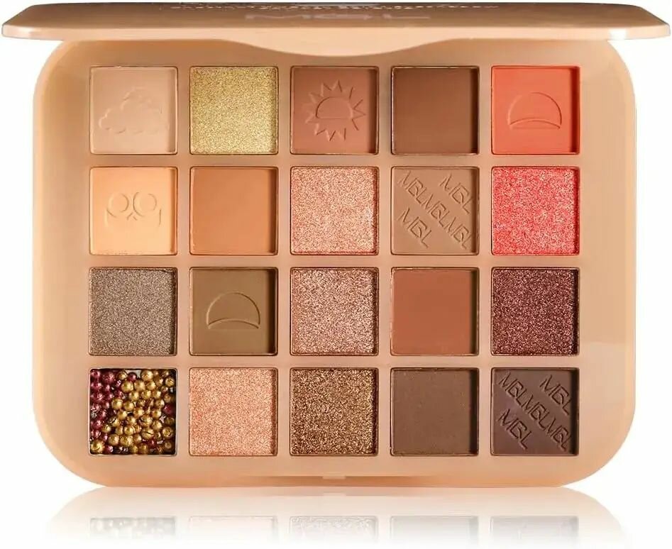 Тени для век палетка теней Eyeshadow Palette 20 Colors, Тени для век и хайлайтер