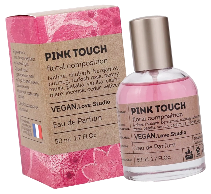 Женская парфюмерная вода Дельта парфюм Веган Лав Студио Пинк Тач 50 мл - Vegan Love Pink Touch