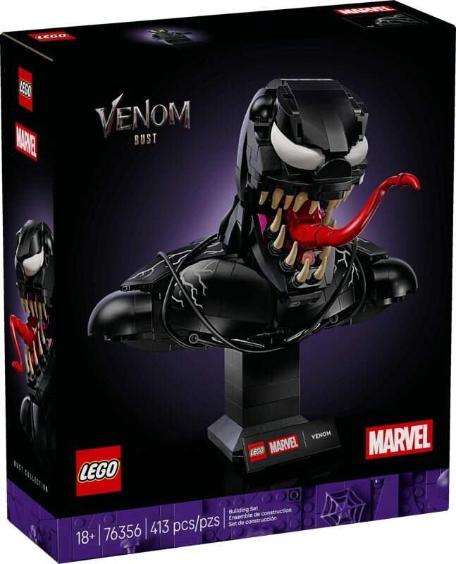 Конструктор LEGO Marvel Super Heroes 76356 Venom Bust Бюст Венома