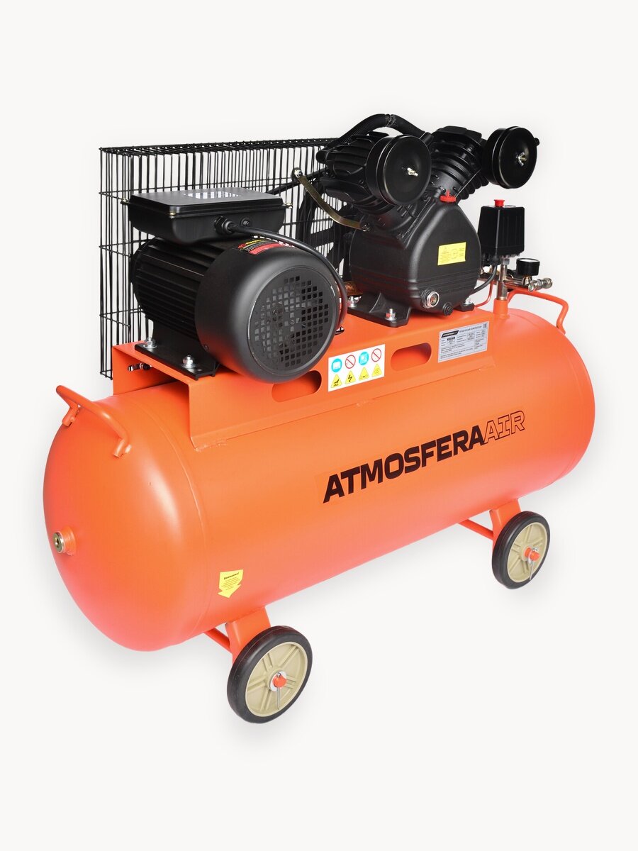 Компрессор ATMOSFERAAIR КР-480/100, 480л/мин, масляный, 10бар, 100л