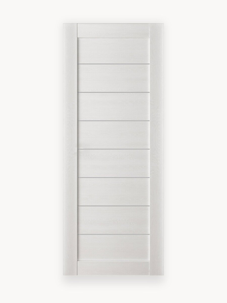 Раздвижная дверь ECO 227 цвет: эшвайт размер: 800х2000 мм ( комплект: полотно + раздвижной механизм + добор )