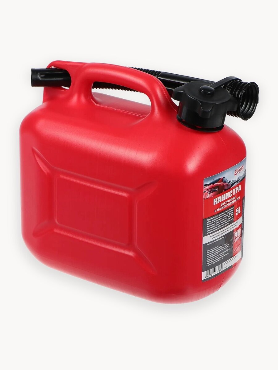 Канистра для технических жидкостей 3TON красная 5 л 55297