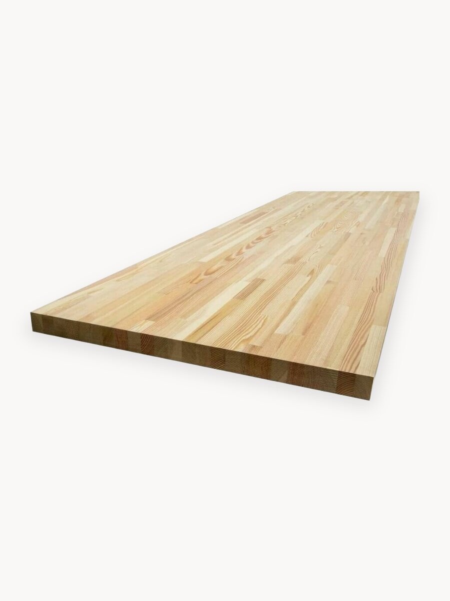 Мебельный щит Лиственница Сращенный толщина 40мм Размер 200х400х40