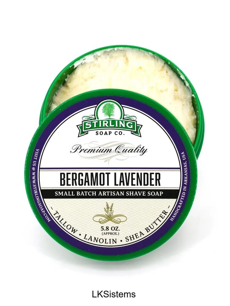 Stirling Мыло для бритья Bergamot Lavender
