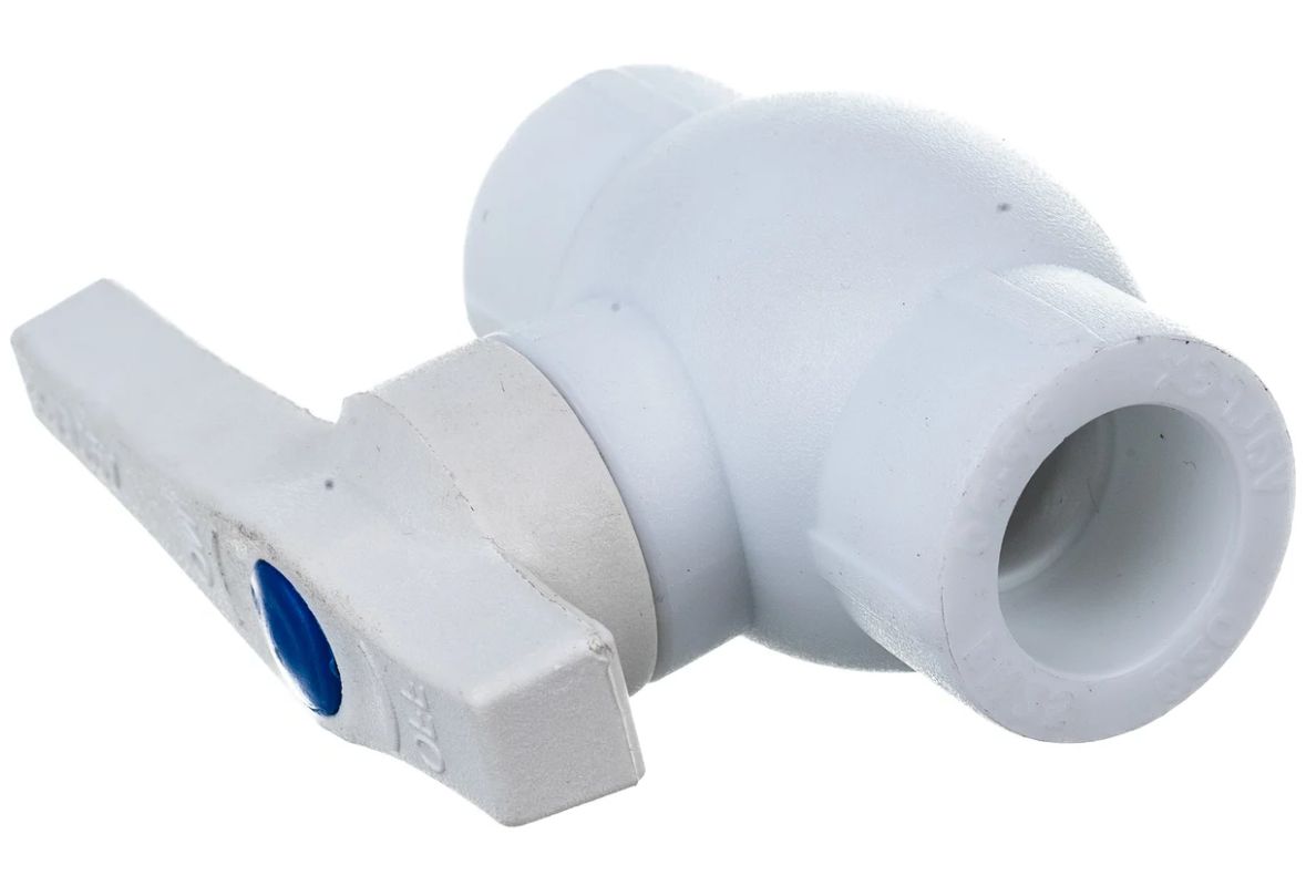 Кран шаровой Valfex 10144025 PPR 25 мм белый
