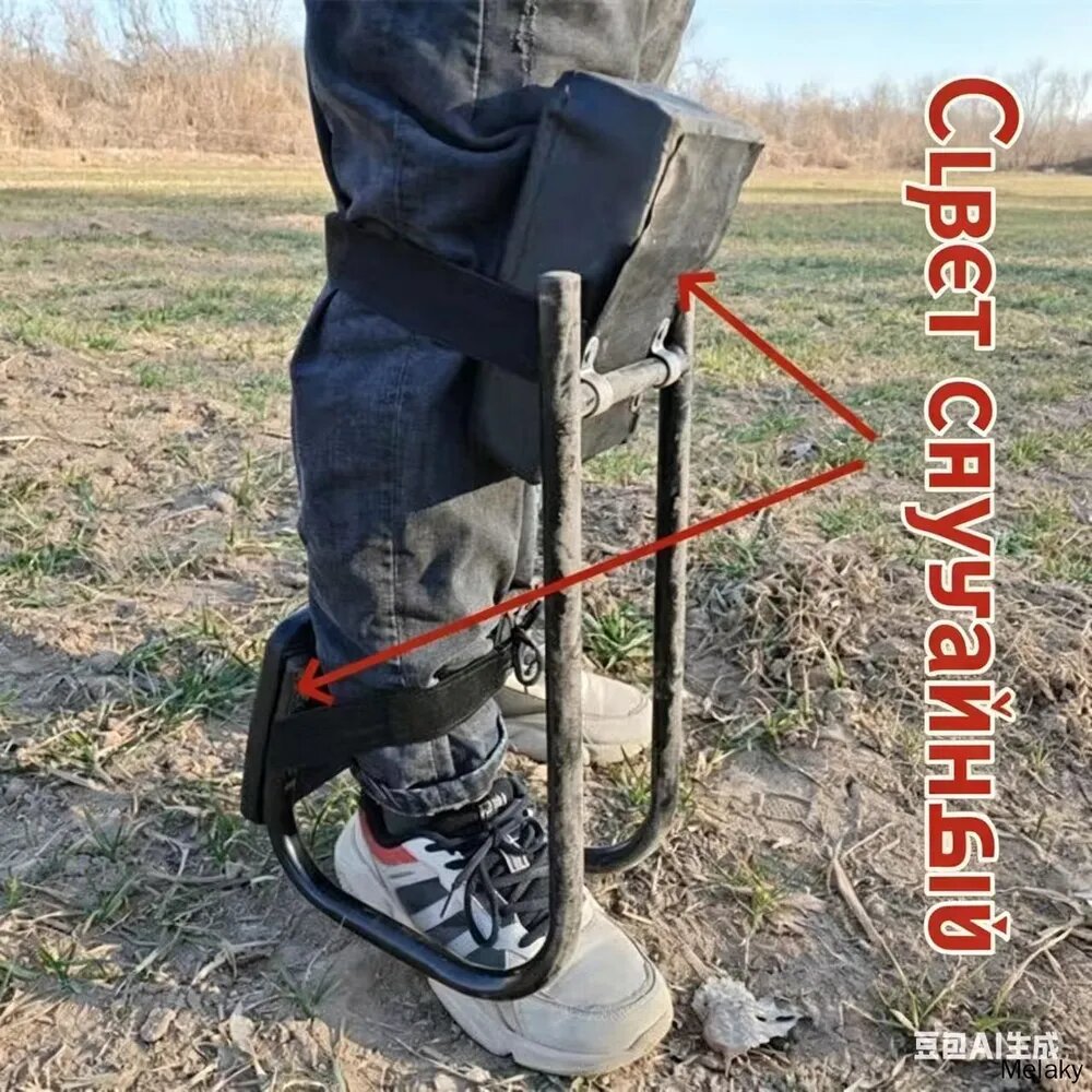 Носимые наколенники для сидения на коленях для садоводства, регулируемые