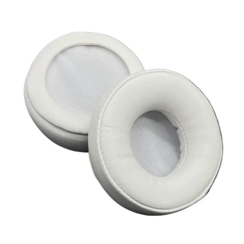 Кожаные амбушюры для наушников JVC HA-S35BT, HA-S190BT, HA-S58BT, Белый, leather 27mm White