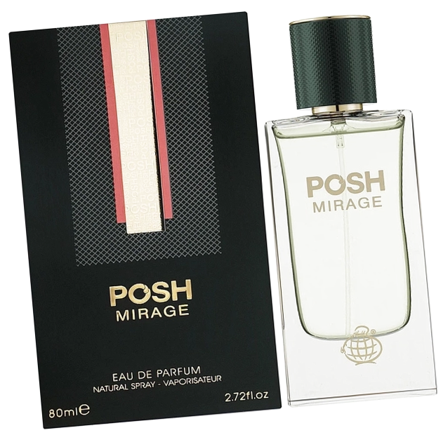 Пош Мираж Фрагранс Ворлд парфюмерная вода 80 мл унисекс - Posh Mirage