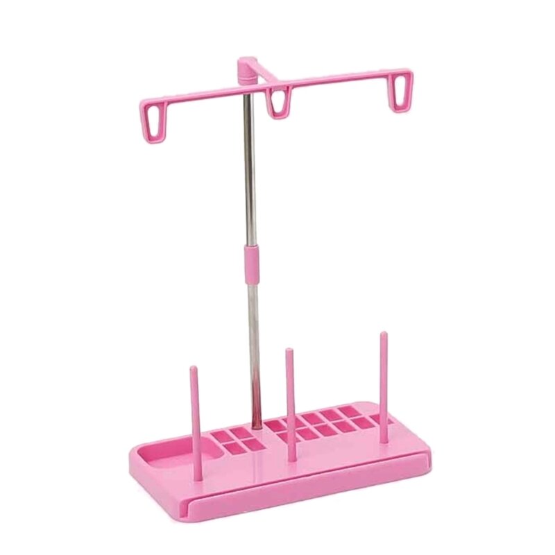 Съемная проволочная подставка для бытовой швейной машинки-розовый
