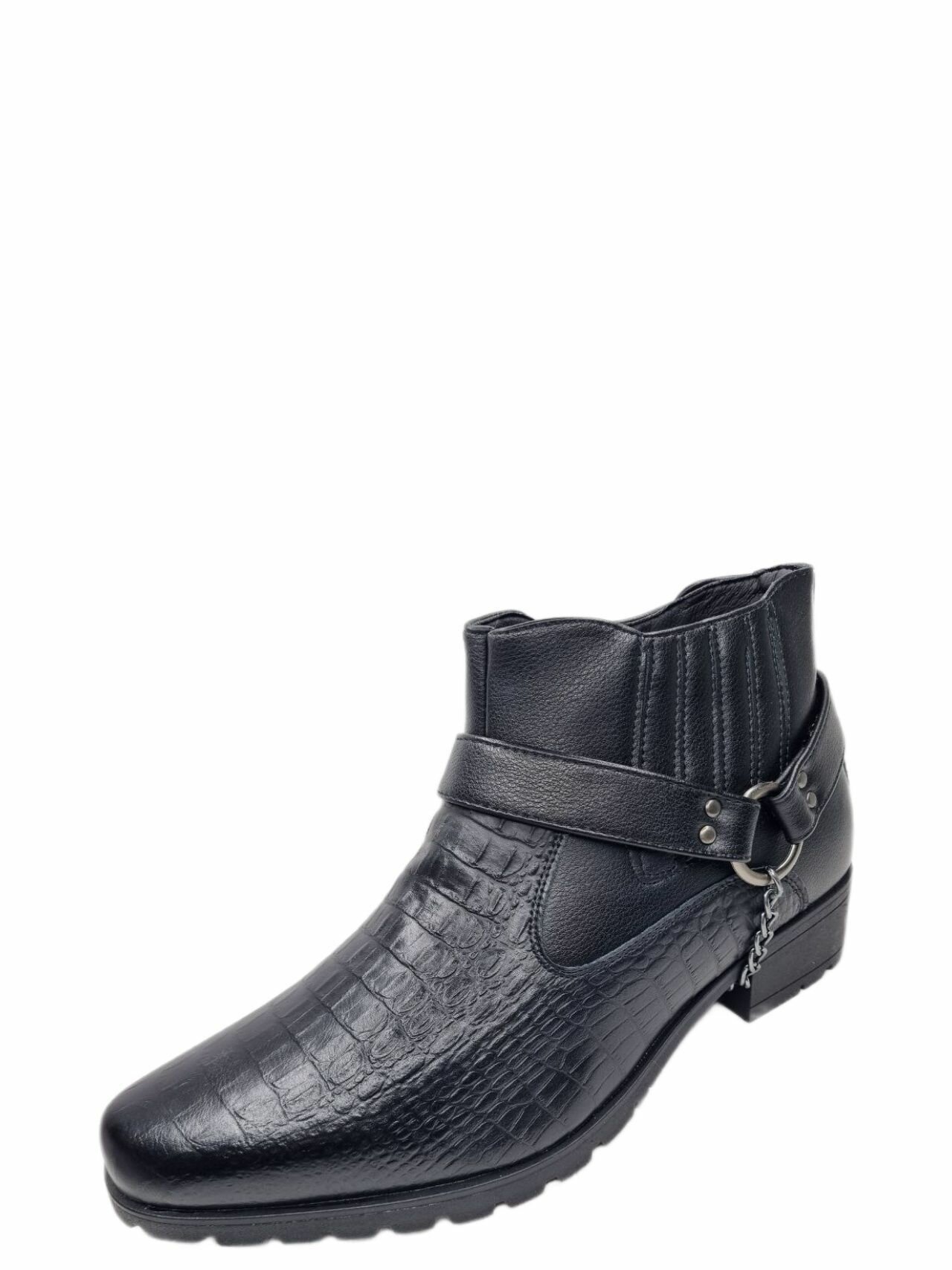 Черные ковбойские ботинки