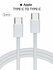 Apple Mobile Device Cable USB Type-C/USB Type-C, 1 m, white