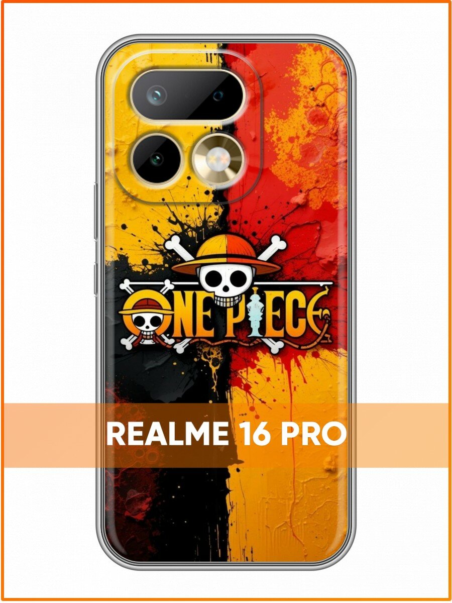 Чехол для Realme 16 Pro с принтом Аниме One Piece (Реалми 16 Про)