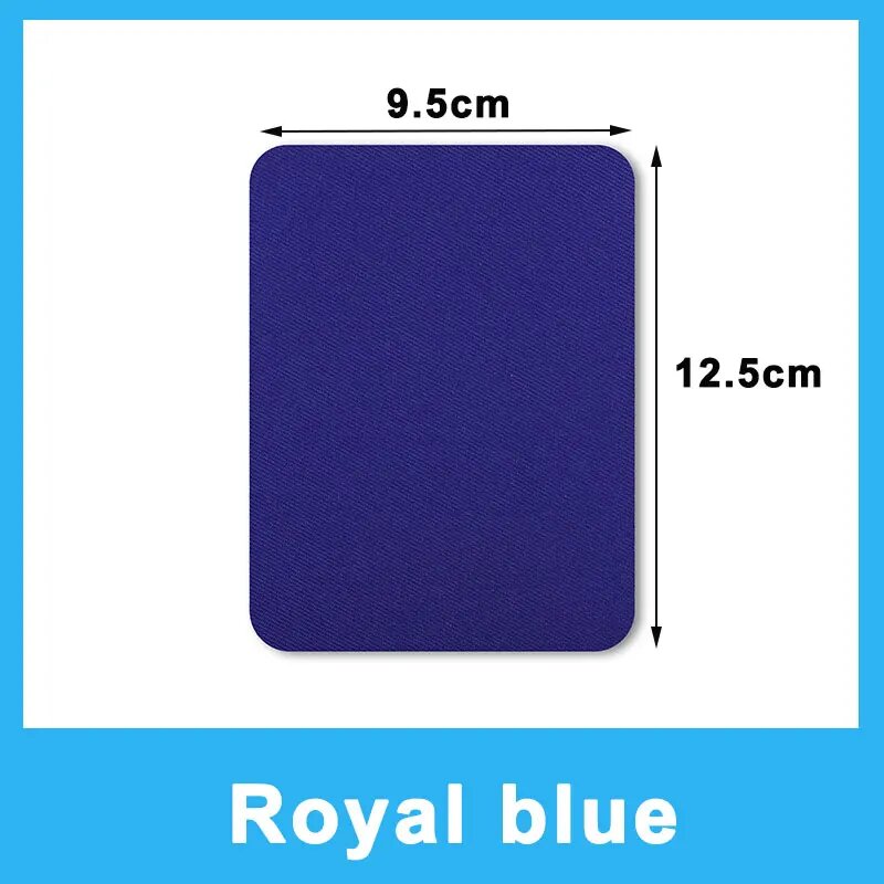 Набор утюжных заплаток из хлопка, 10 шт. Синий, royal blue 10Pcs