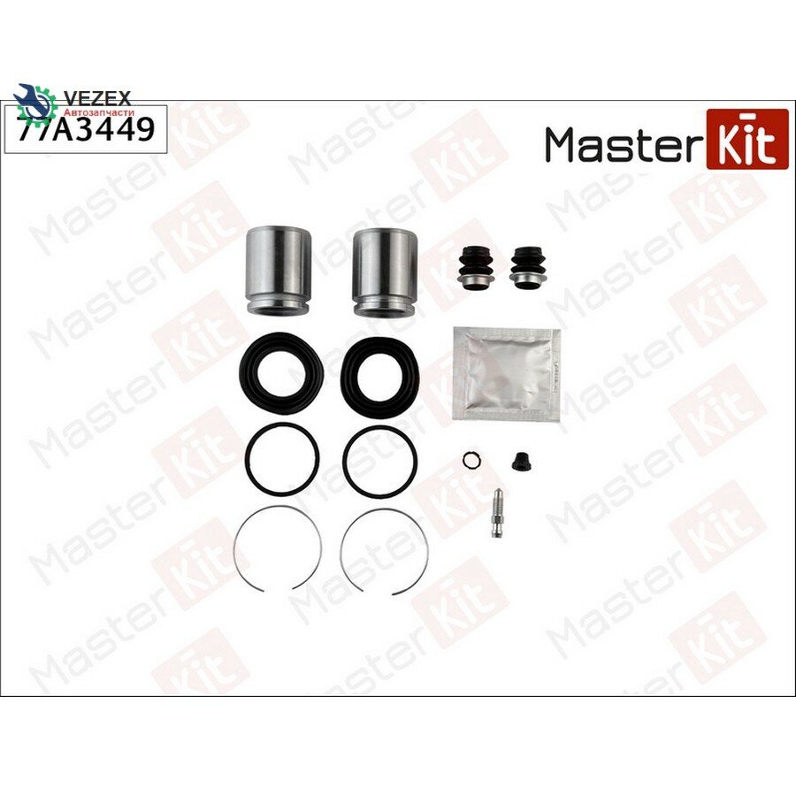 MASTERKIT 77A3449 Ремкомплект тормозного суппорта+поршень Toyota AVENSIS (_T22_) 1997 - 2003 77A3449