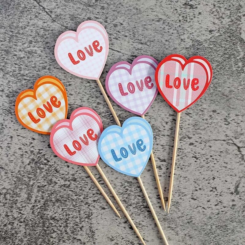 Торт Топпер Jeyomerry сердце медведь Love set