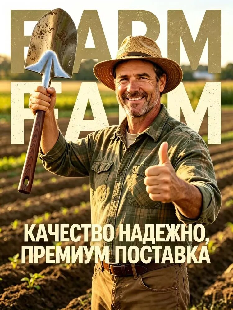 Лопата универсальная, штыковая 15 см