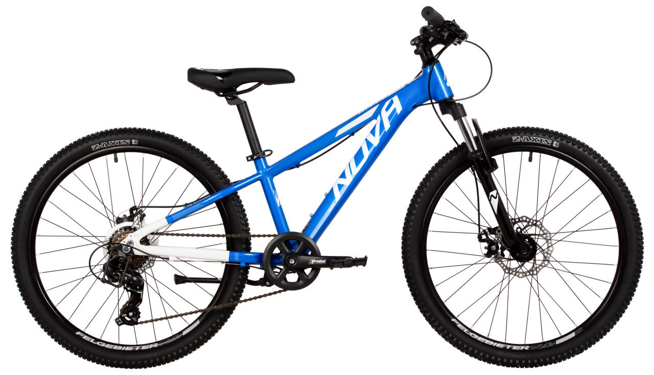 Подростковый велосипед Novatrack Extreme Disc 24" (2025) 11" Синий (130-145 см)