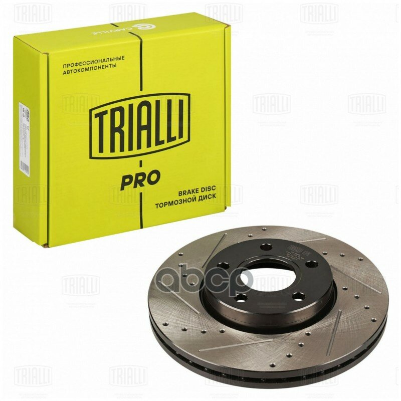 Диск тормозной передний для а/м FORD FOCUS II (05-)/III (11-) D=278 PRO TRIALLI DF 1061S Trialli арт. DF 1061s