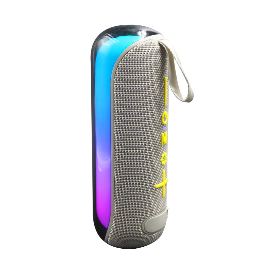 Портативная наружная RGB LED Bluetooth-колонка мини-формата для путешествий и мероприятий, серая